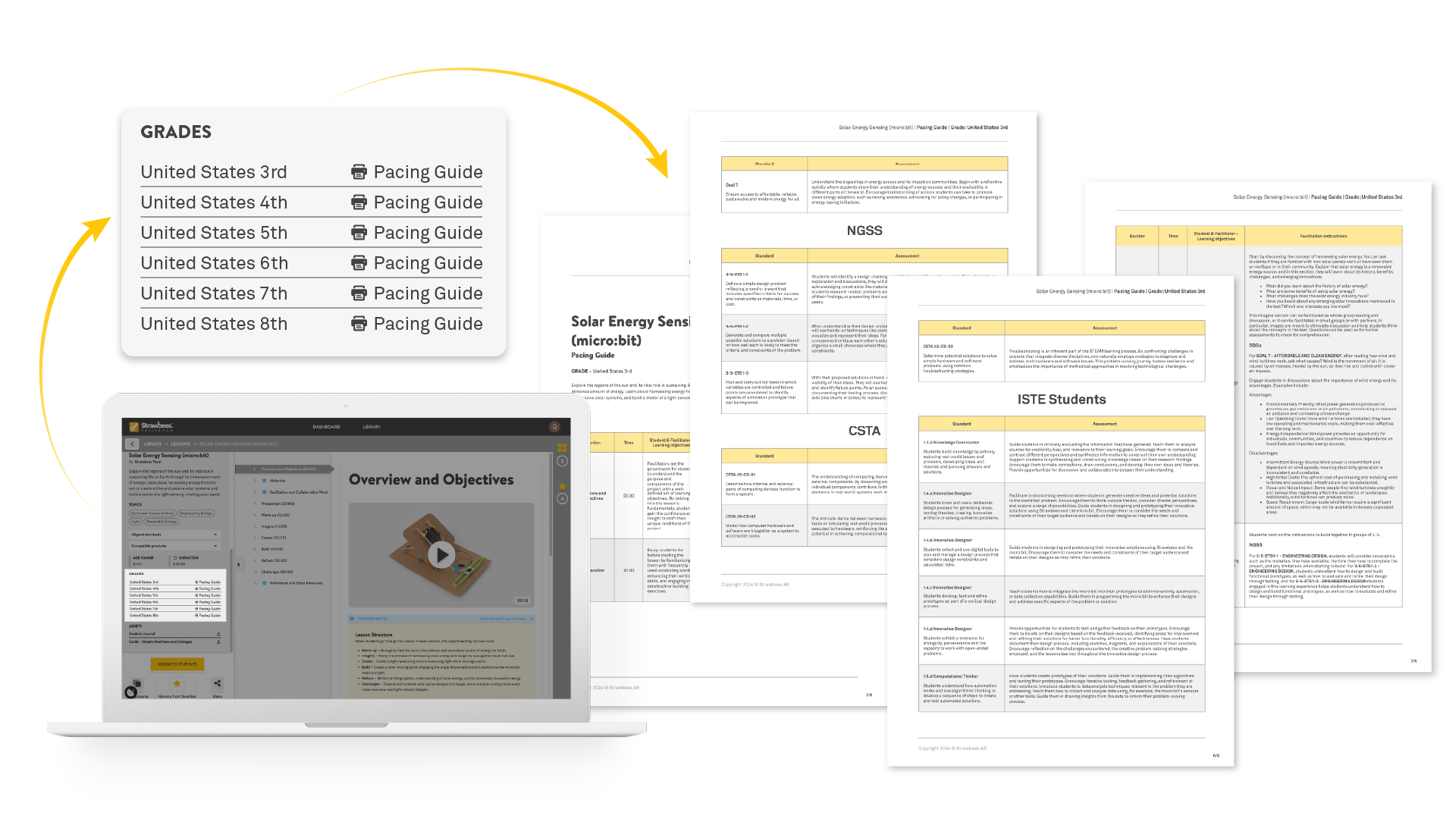Download Grade-Based Pacing Guides for Strawbees Lessons [Free PDF]
