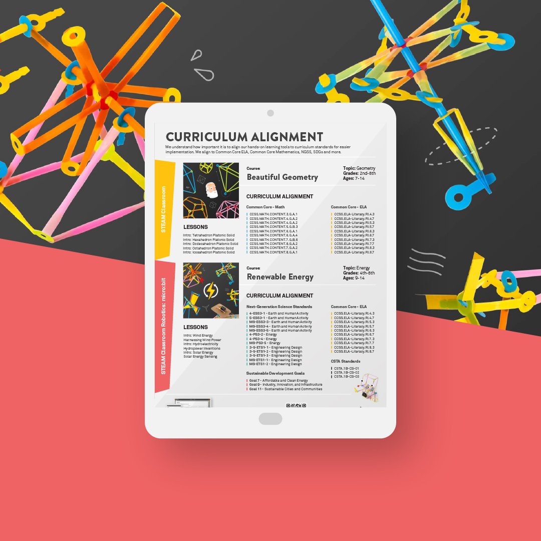 Strawbees Teacher Resources for STEM Curriculum & Training